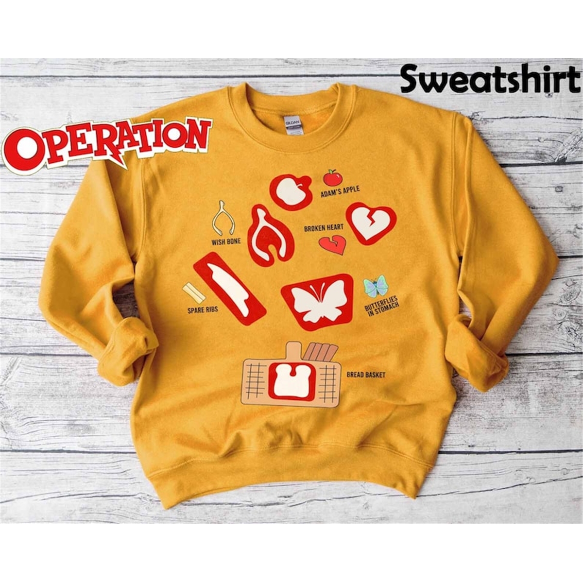 Vintage Operation Game Costume, Operation Pieces, Human Body - Inspire ...