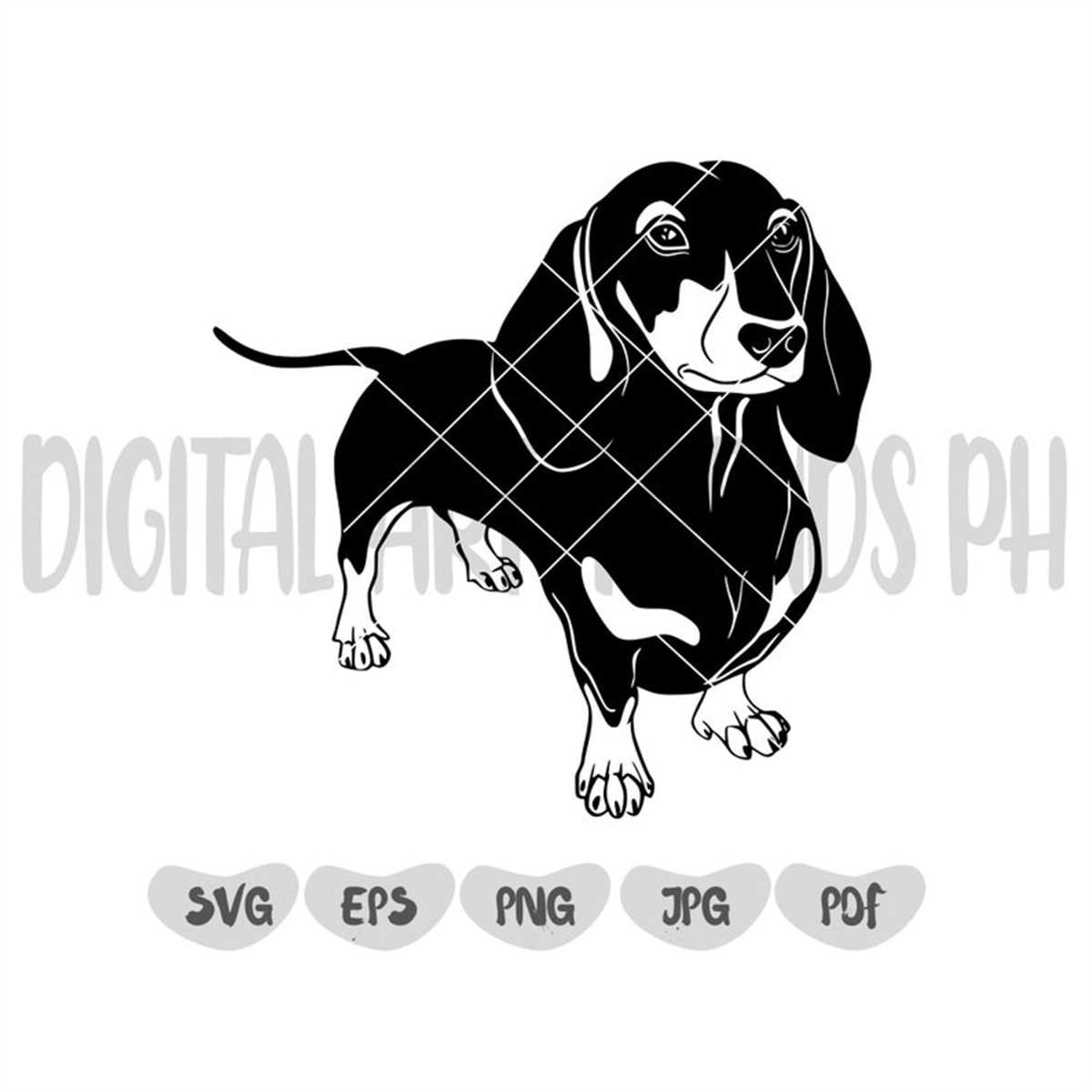 Dachshund Dog Cut files || Cameo Silhouette SVG || Dachshund | Inspire ...