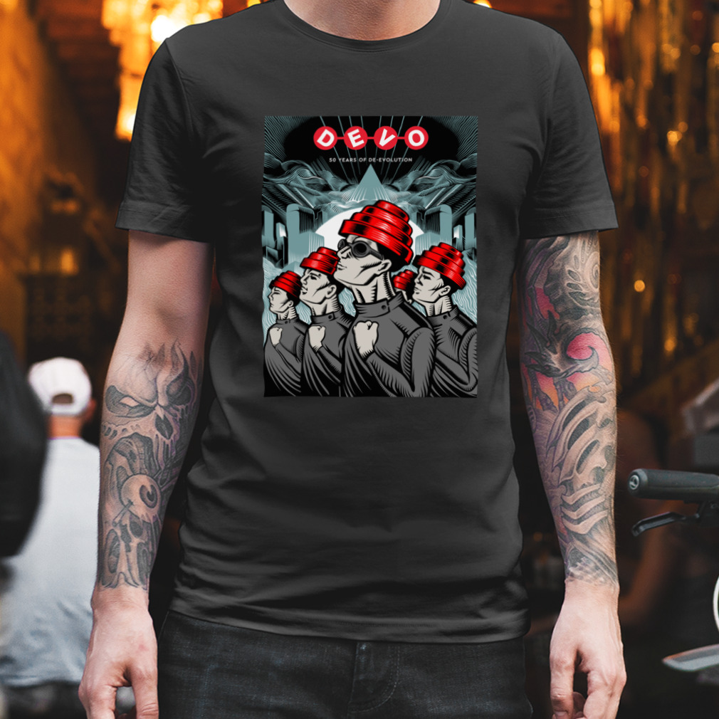 DEVO 50 Years Of Devolution And Farewell Poster 2023 Shirt | Inspire Uplift