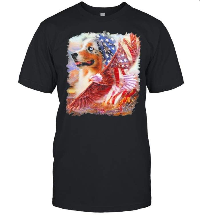 Eagle Australian Shepherd American Wings Happy 4th Of July S - Inspire ...
