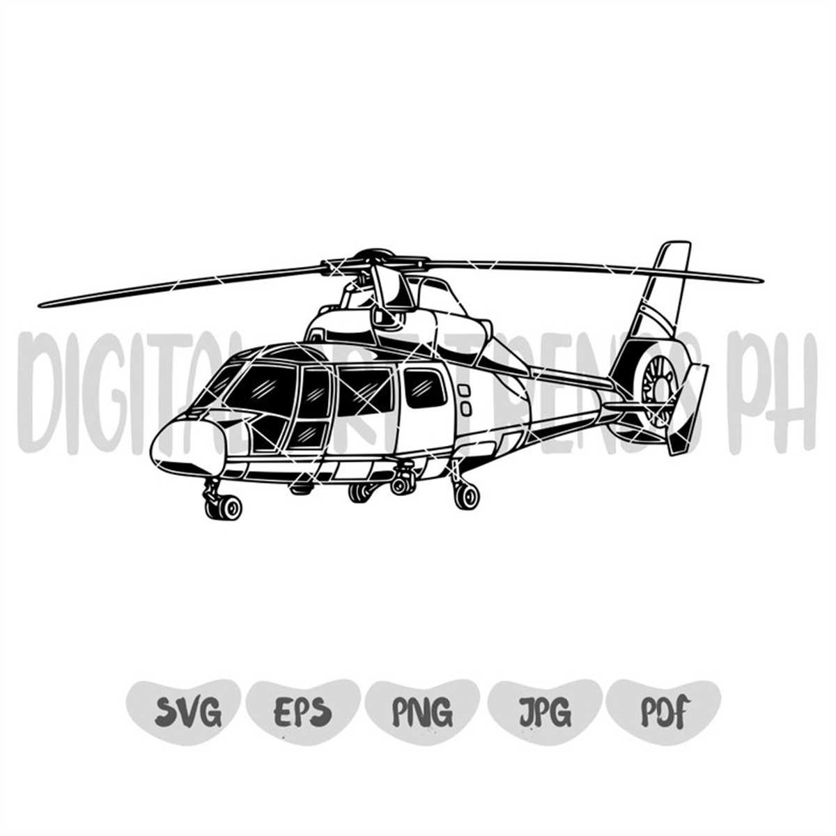 Helicopter SVG | Helicopter Svg | Chopper Svg | Helicopter C - Inspire ...