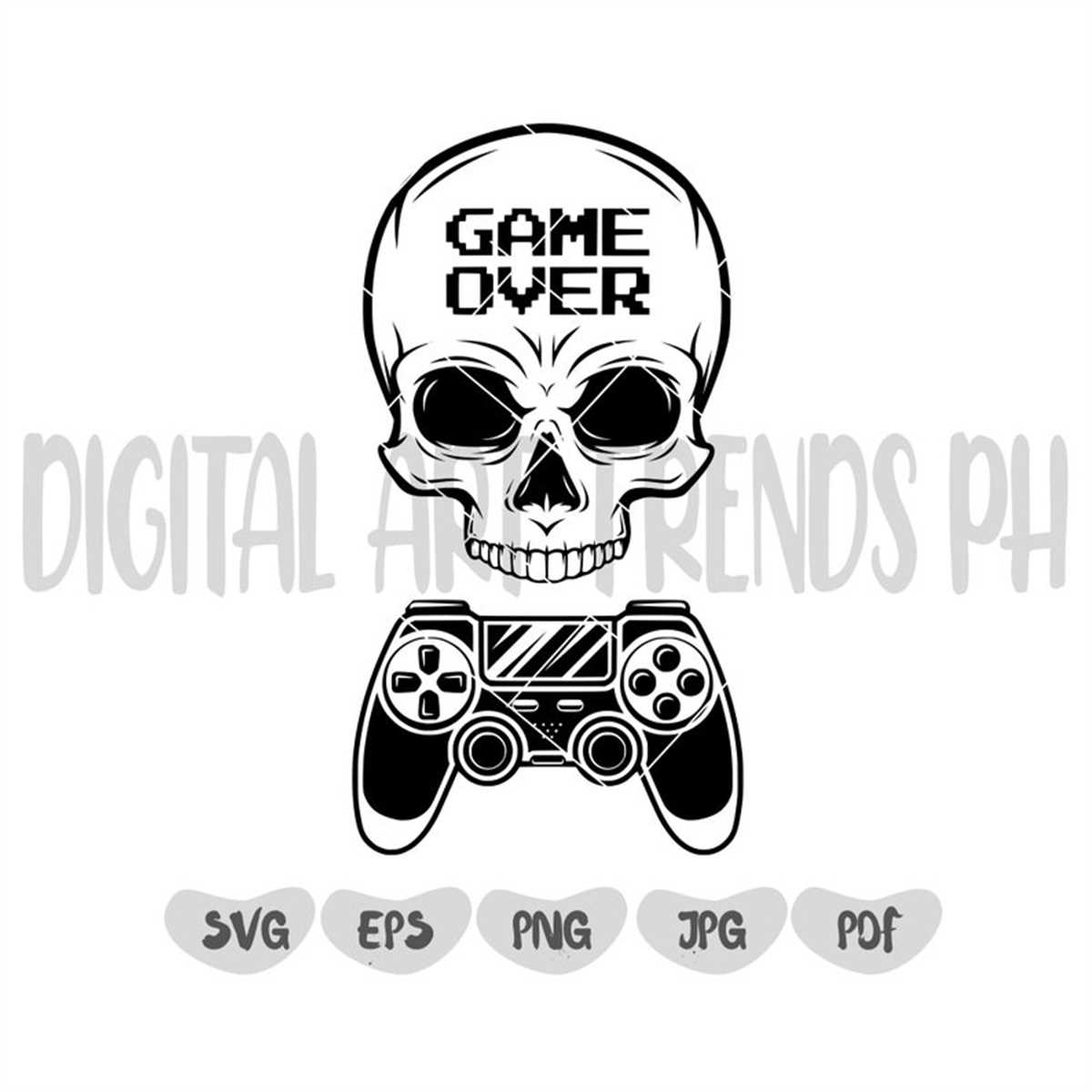 Game Over SVG PNG, svg cut files for Cricut, Self love, gami | Inspire ...