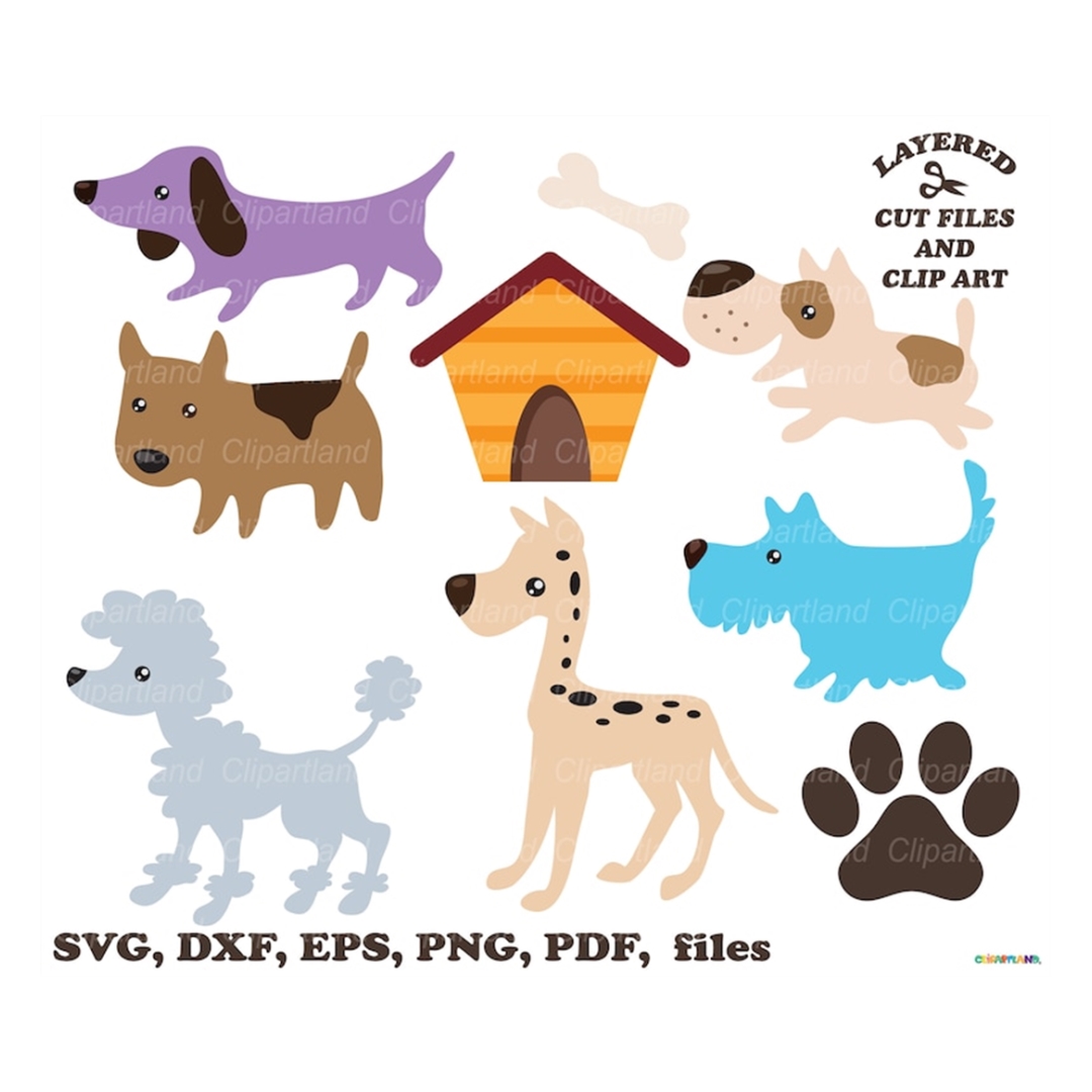 INSTANT Download. Cute dog svg cut file for Cricut, Silhouet | Inspire ...