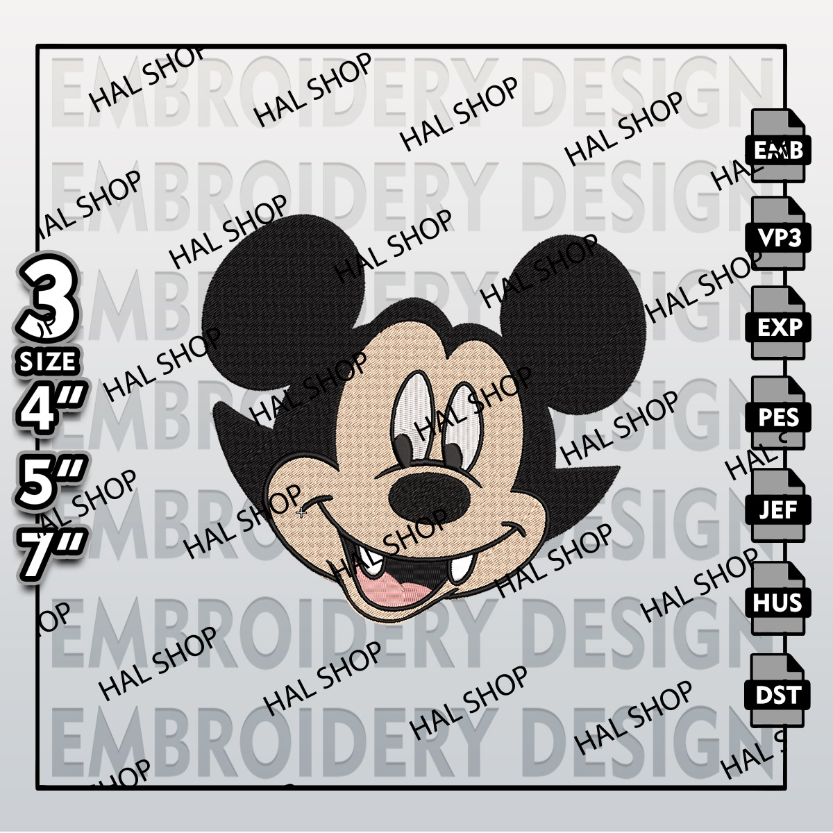 Halloween Machine Embroidery Pattern, Mickey Disneyland Hall | Inspire ...
