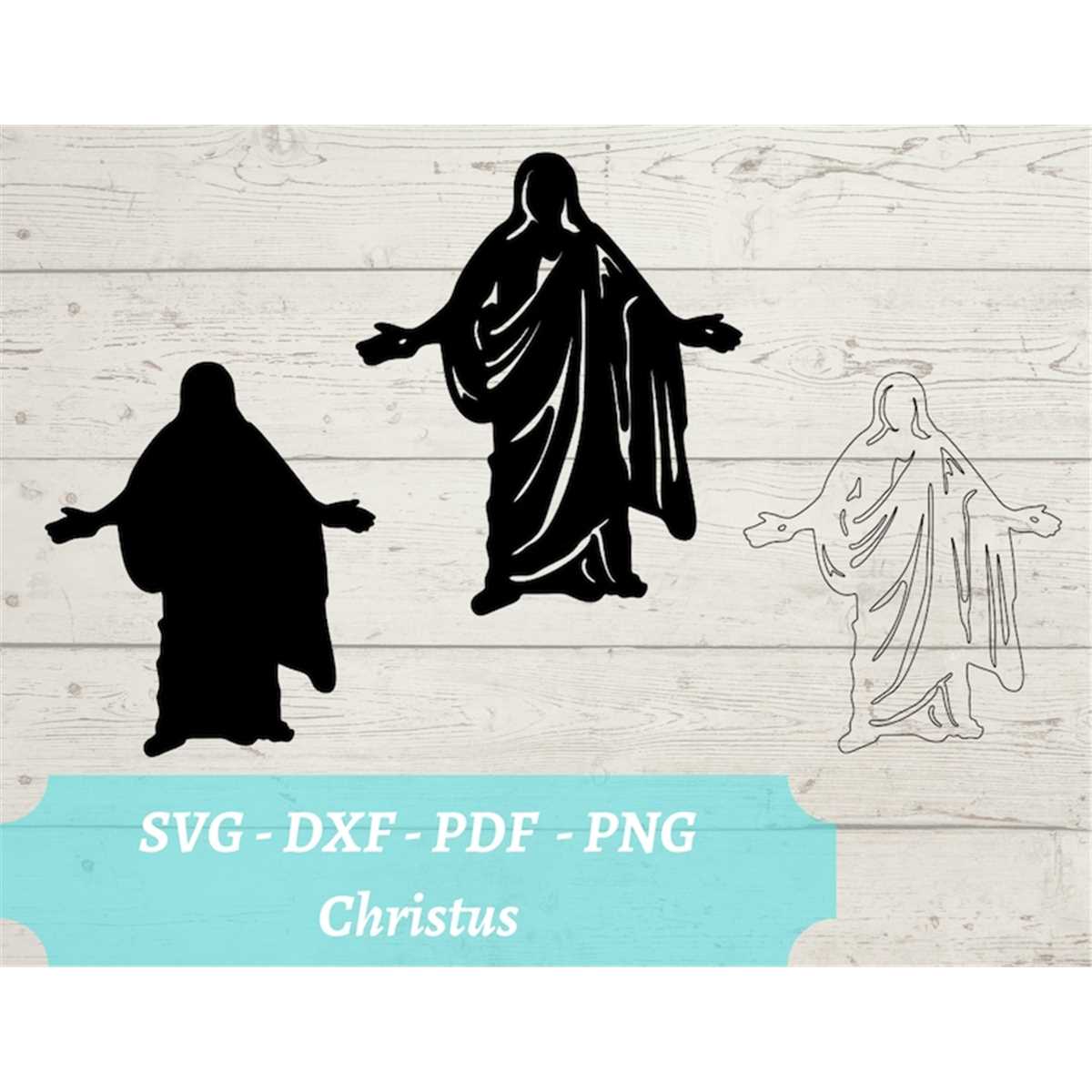 Christus SVG Laser Cut File, Jesus Christ Religious Decor, C - Inspire ...