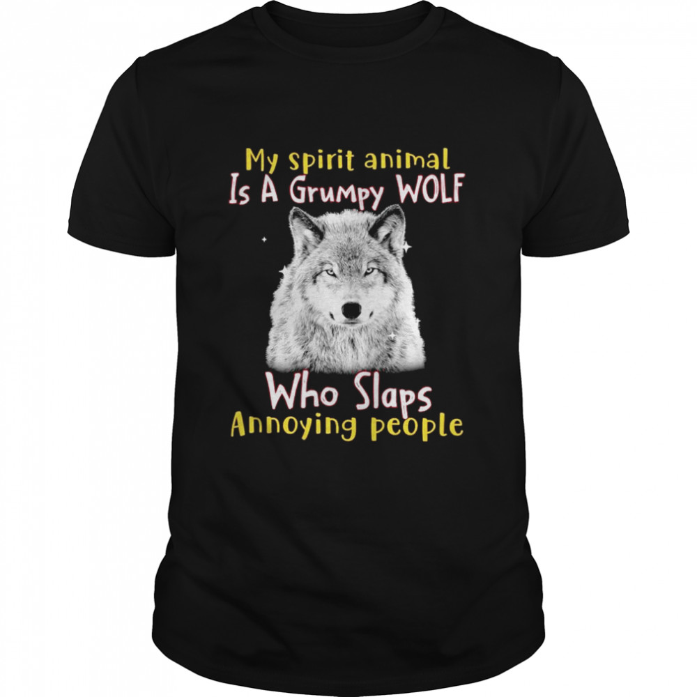 My spirit animal is a grumpy WOlf who slaps annoying people | Inspire ...