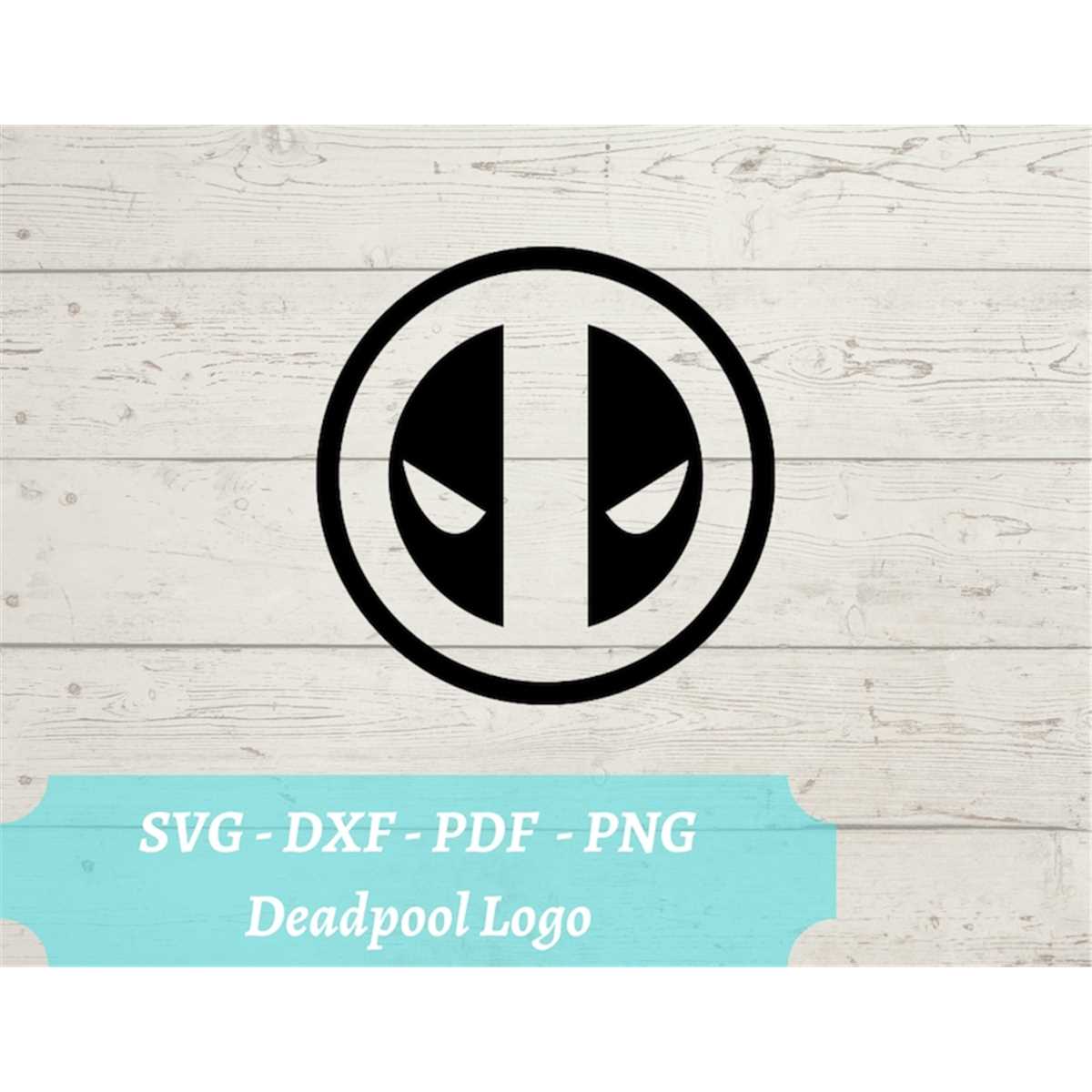 Deadpool Symbol SVG File, Deadpool emblem Digital File - dxf - Inspire ...