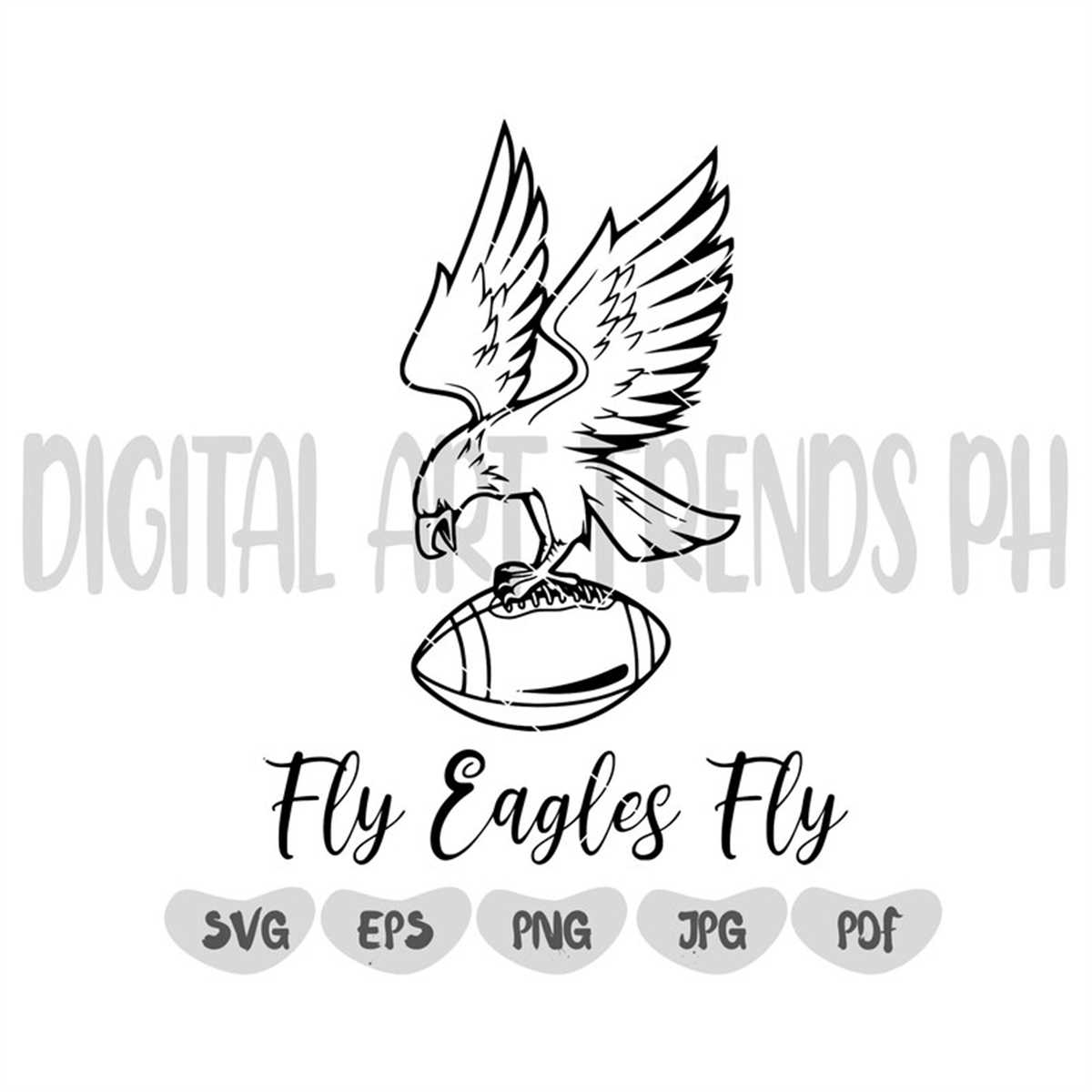 Fly Eagles Fly svg, Eagles Football svg png jpg, Philadelphi | Inspire ...