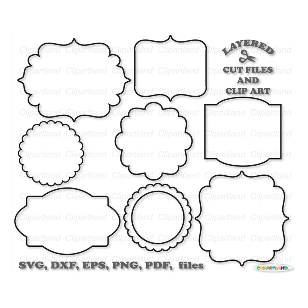 INSTANT Download. Borders svg cut files. Rb_4. Personal and | Inspire ...