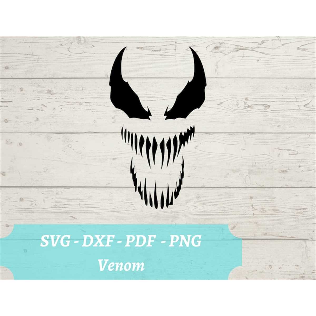 Venom SVG File, Download Digital File - dxf, pdf, png - Cric | Inspire ...