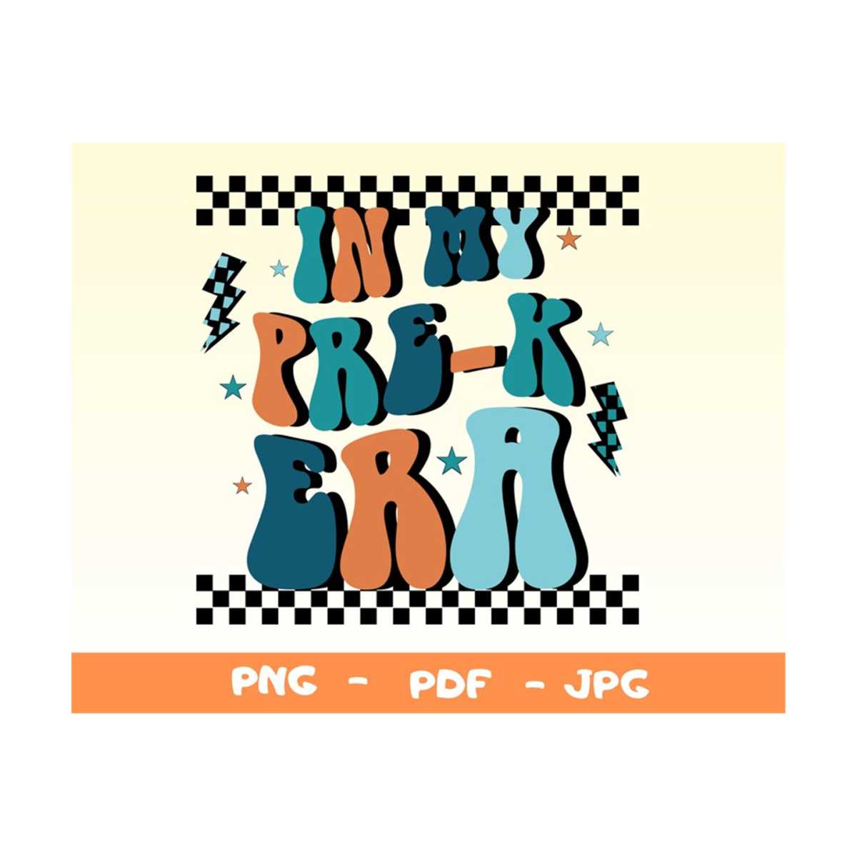 In My Pre-K Era Png,Kindergarten Era Png, Back to School Png - Inspire ...