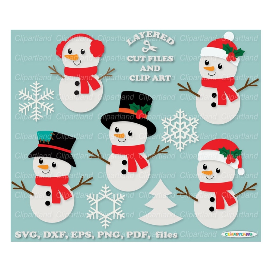 INSTANT Download. Cute Christmas snowman svg cut files. Pers | Inspire ...