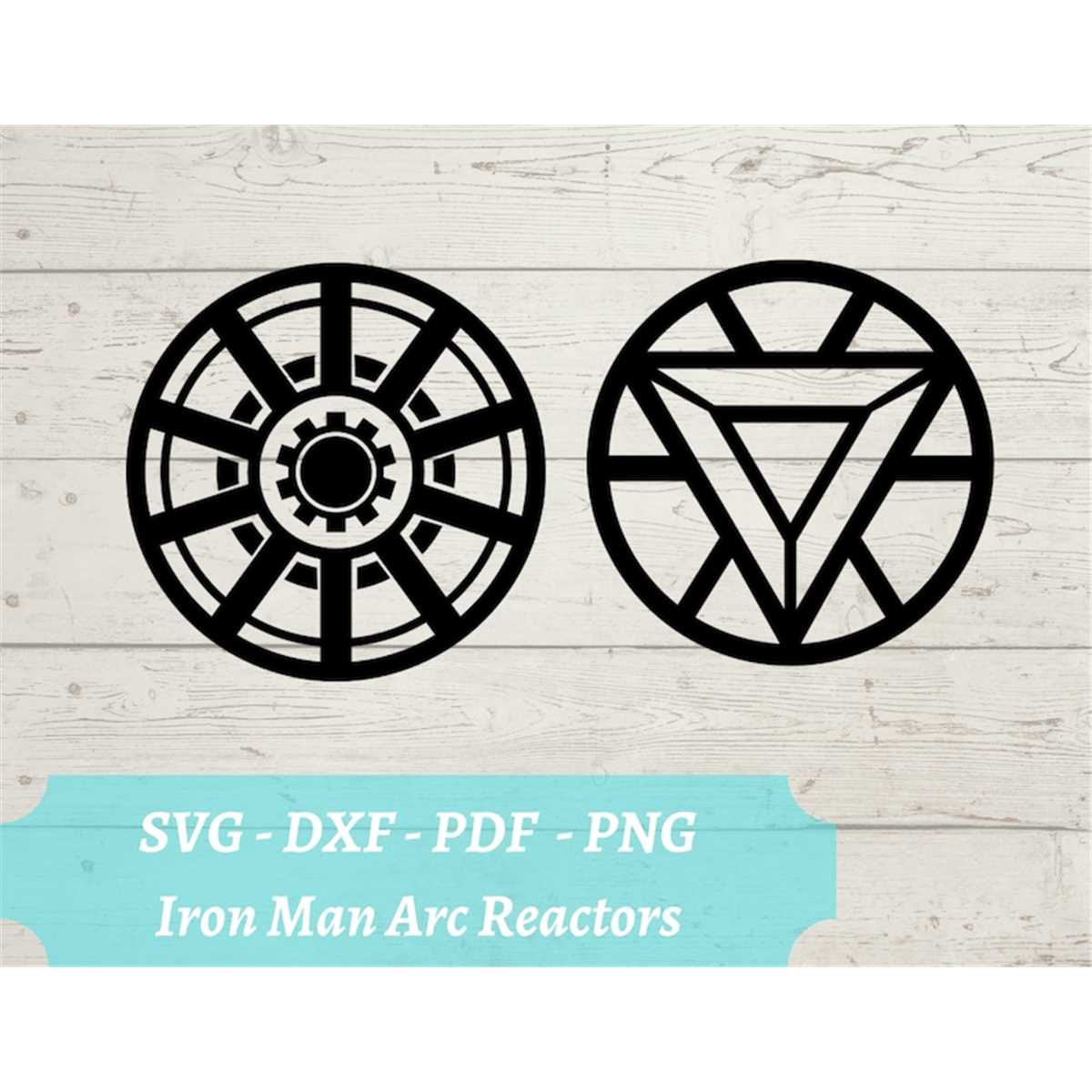 Arc Reactor SVG File, Iron Man Download Digital File - dxf, - Inspire ...