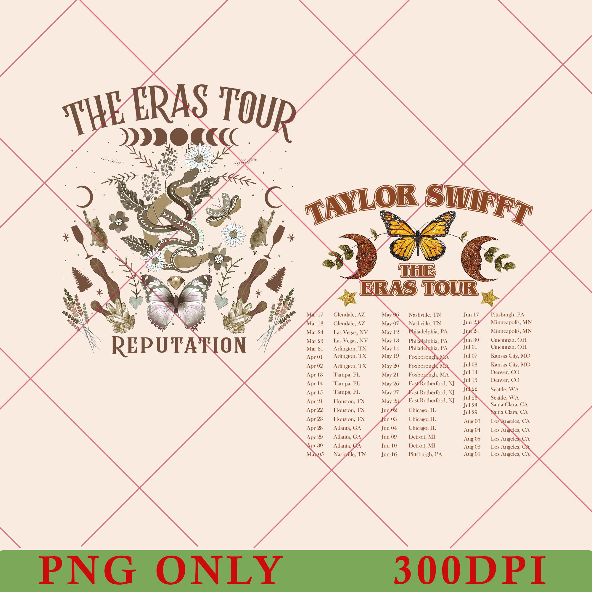 Taylor Butterfly PNG, Swiftie Merch, The Eras Tour Merch PNG - Inspire ...