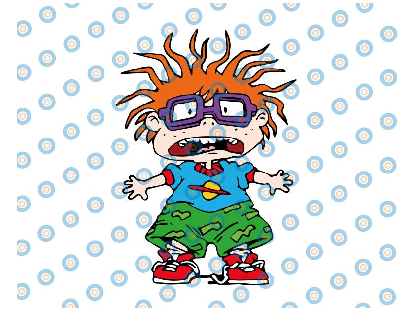 Chuckie Finster Rugrats SVG, PNG, dxf, Cricut, Silhouette Cu | Inspire ...