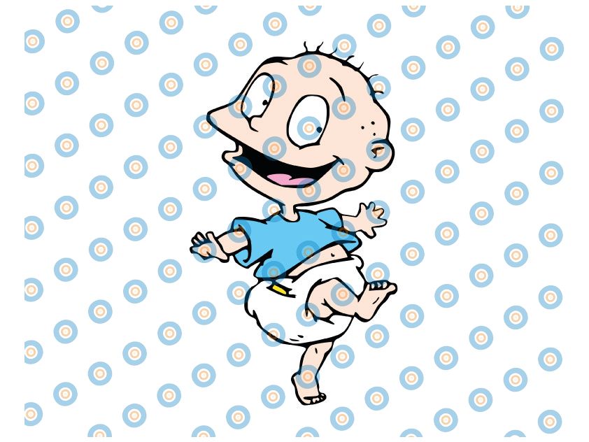Tommy Pickles Rugrats SVG, png,eps, dxf, Cricut, Silhouette | Inspire ...