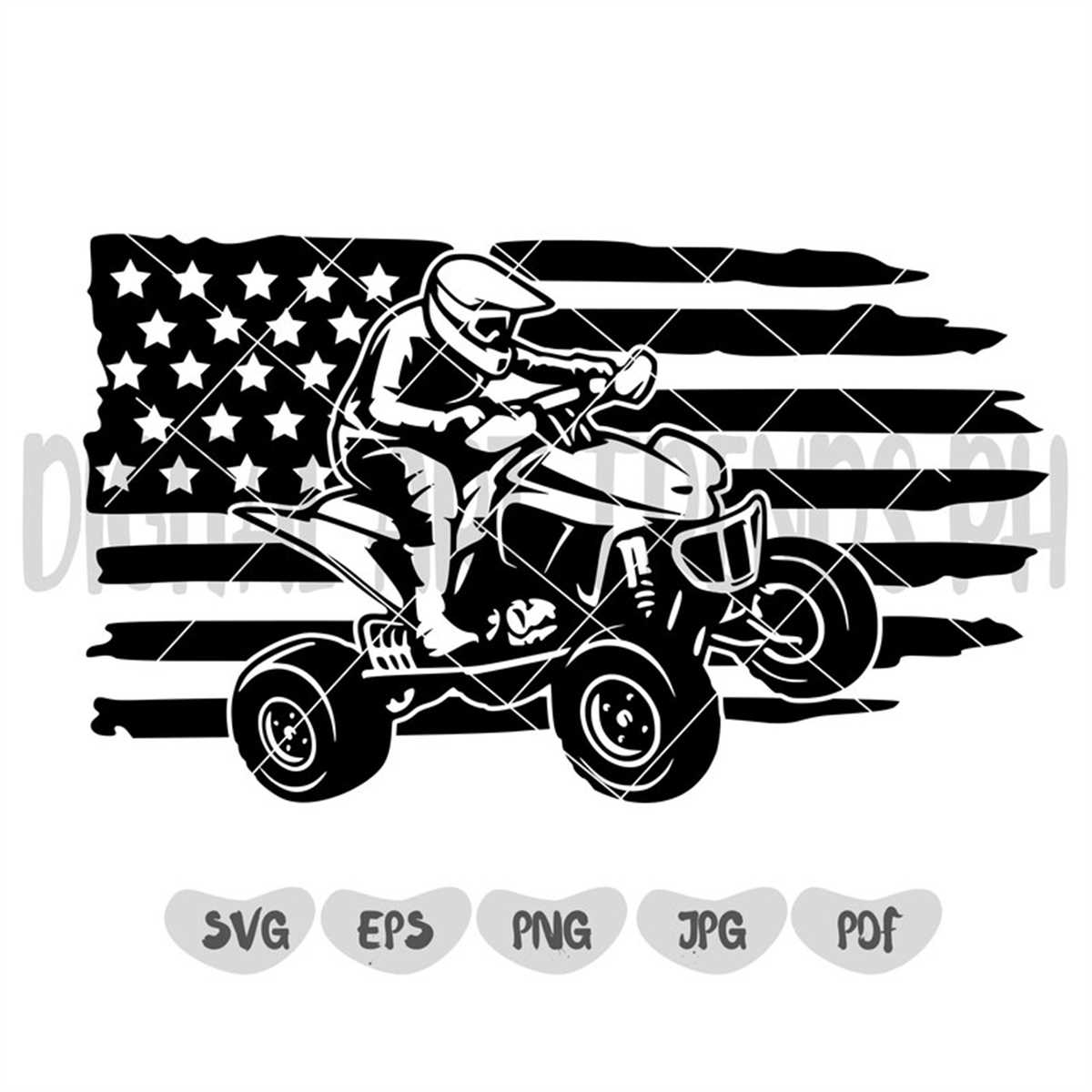 US 4 Wheeler Svg, Atv svg, Atv rider svg, Off road svg, Dirt - Inspire ...