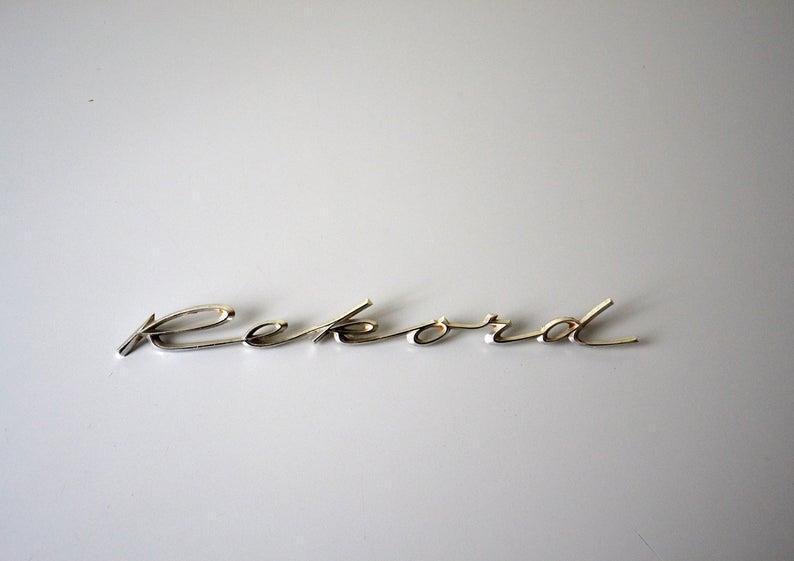 OPEL REKORD Car Logo Emblem | Inspire Uplift
