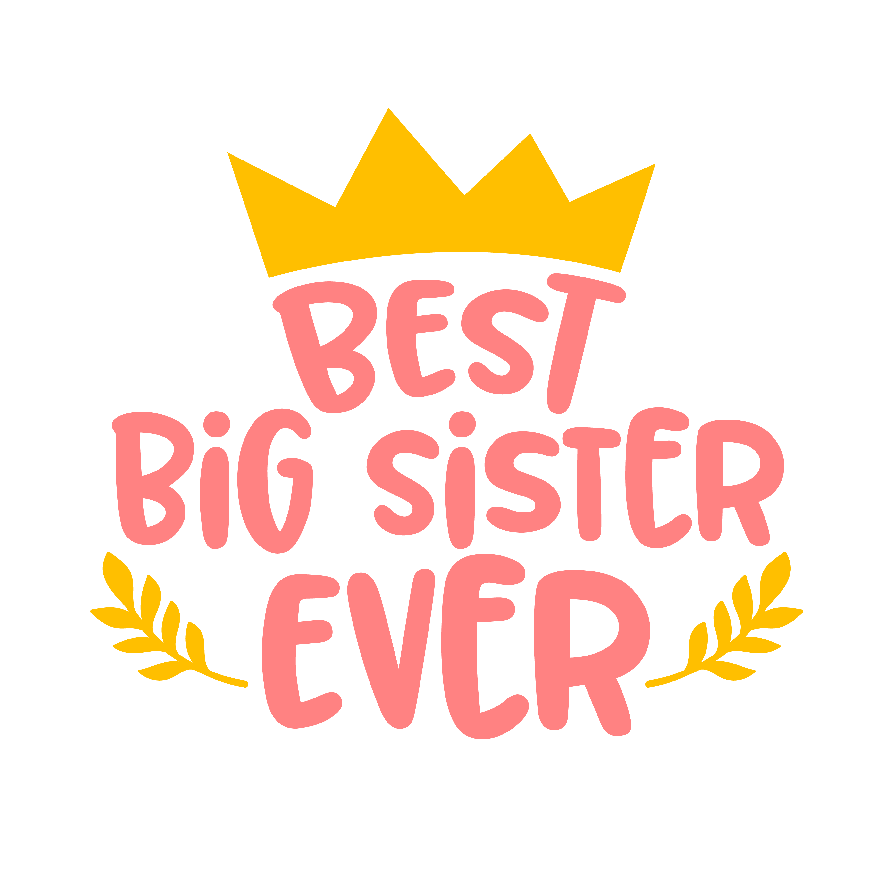 Best Big Sister Ever svg, Big brother svg, Big bro svg, Brot | Inspire ...