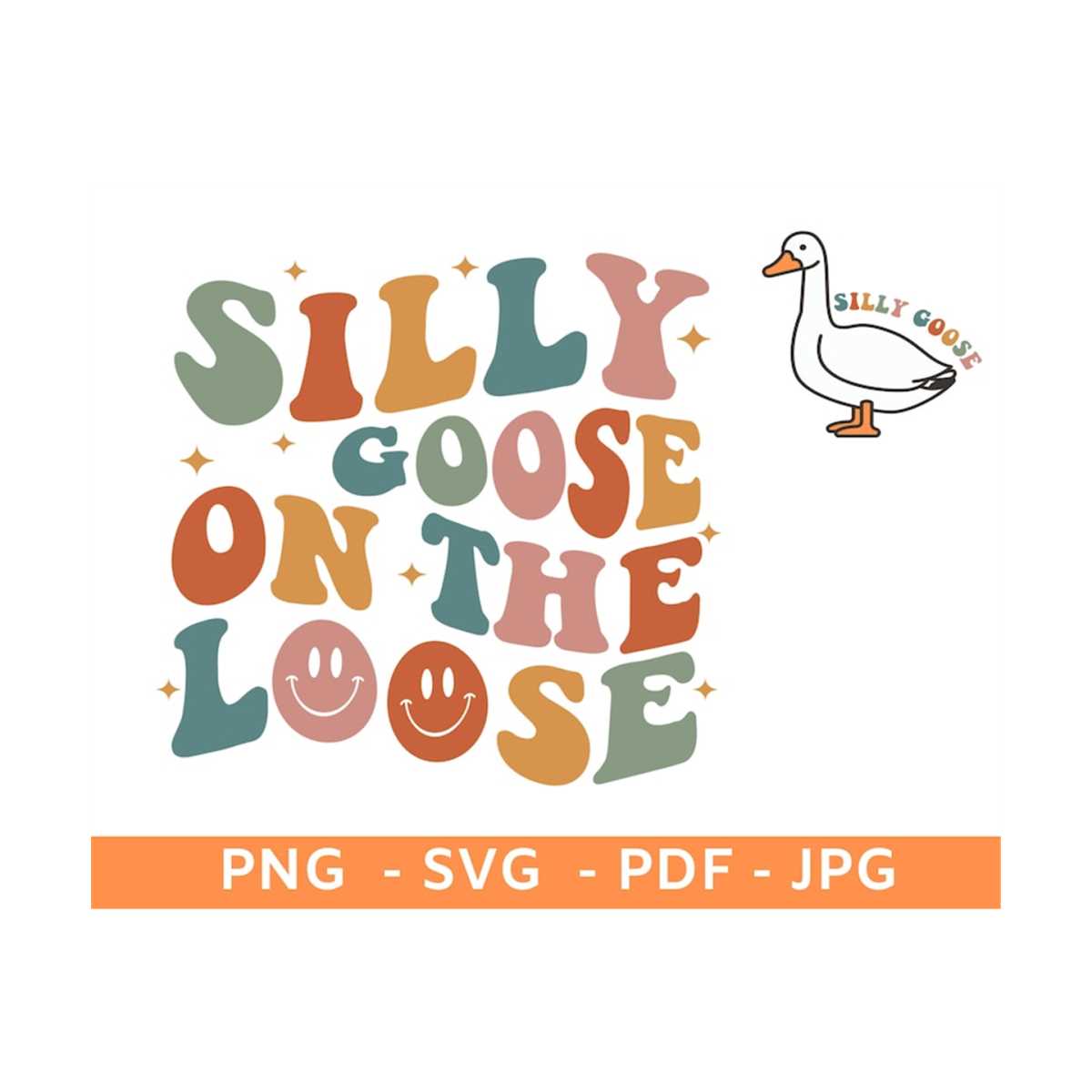 silly goose svg - Inspire Uplift