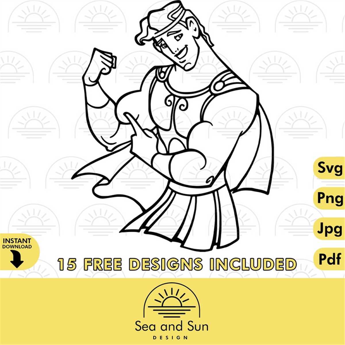 Hercules Vacay Mode Svg, Family Trip Svg, Magical Kingdom Sv - Inspire ...