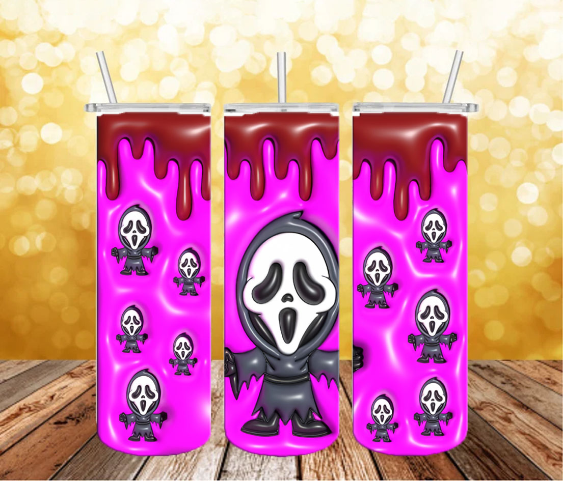 3D Inflated puff puffy Horror movie characters icons Inflate - Inspire ...