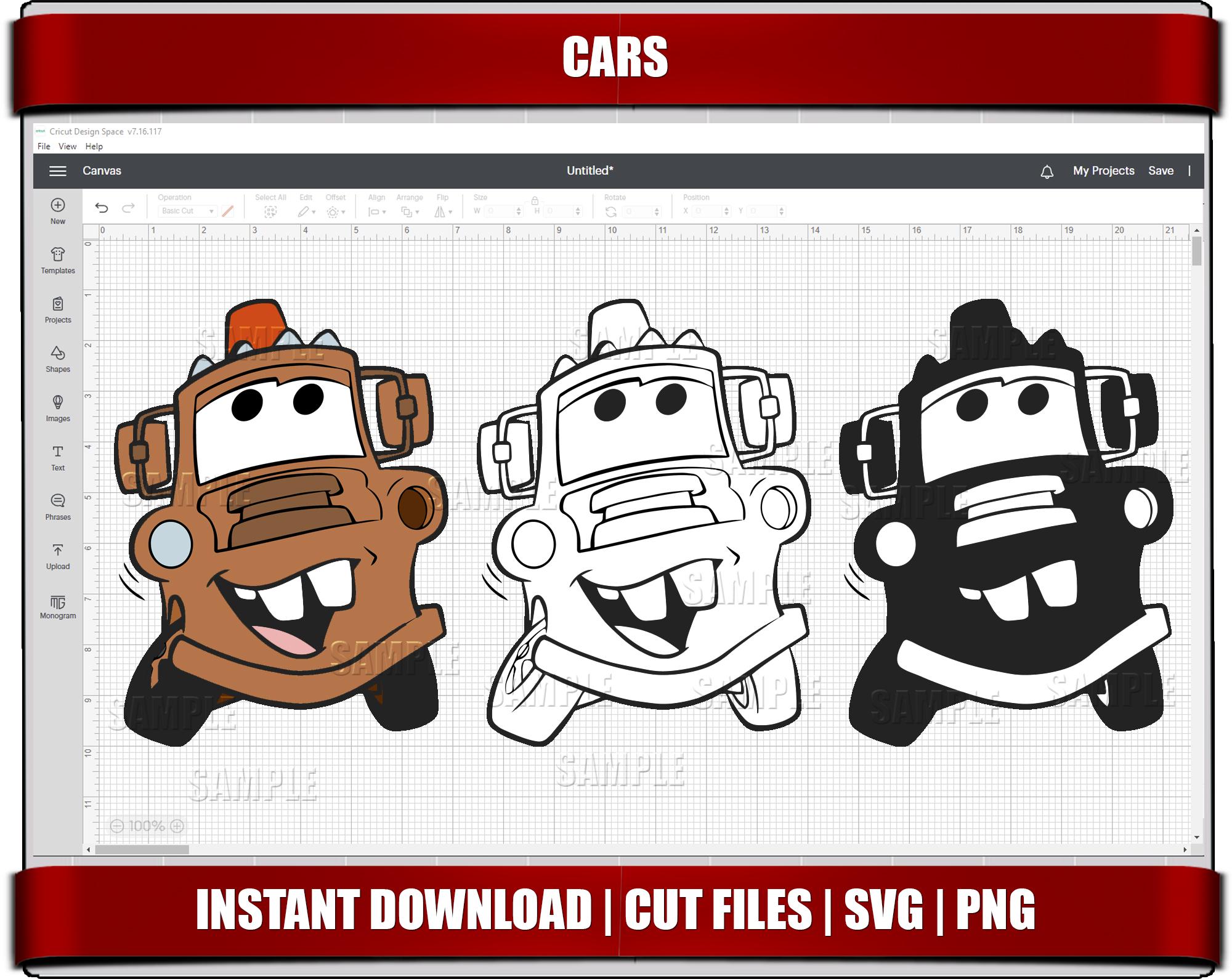 cars svg clipart, instant download, for cricut silhouette cu | Inspire ...