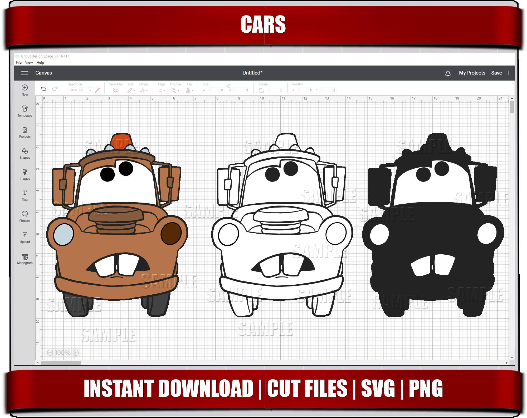 cars svg clipart, instant download, for cricut silhouette cu | Inspire ...