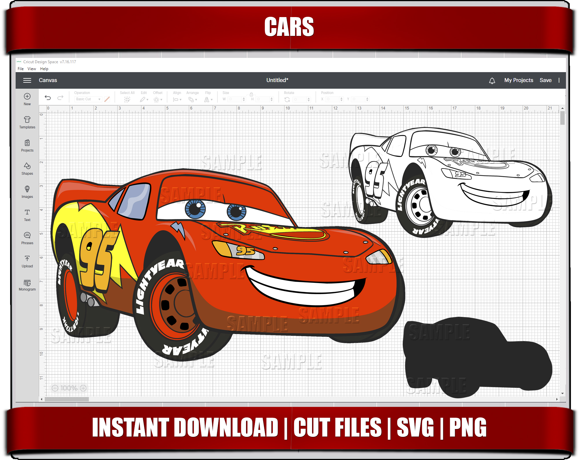 cars svg clipart, instant download, for cricut silhouette cu | Inspire ...