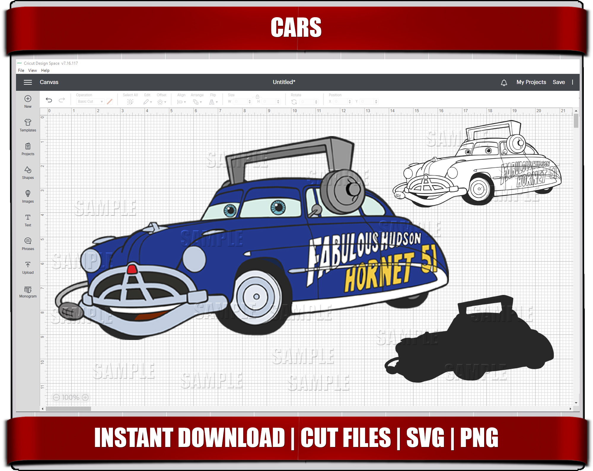 cars svg clipart, instant download, for cricut silhouette cu | Inspire ...