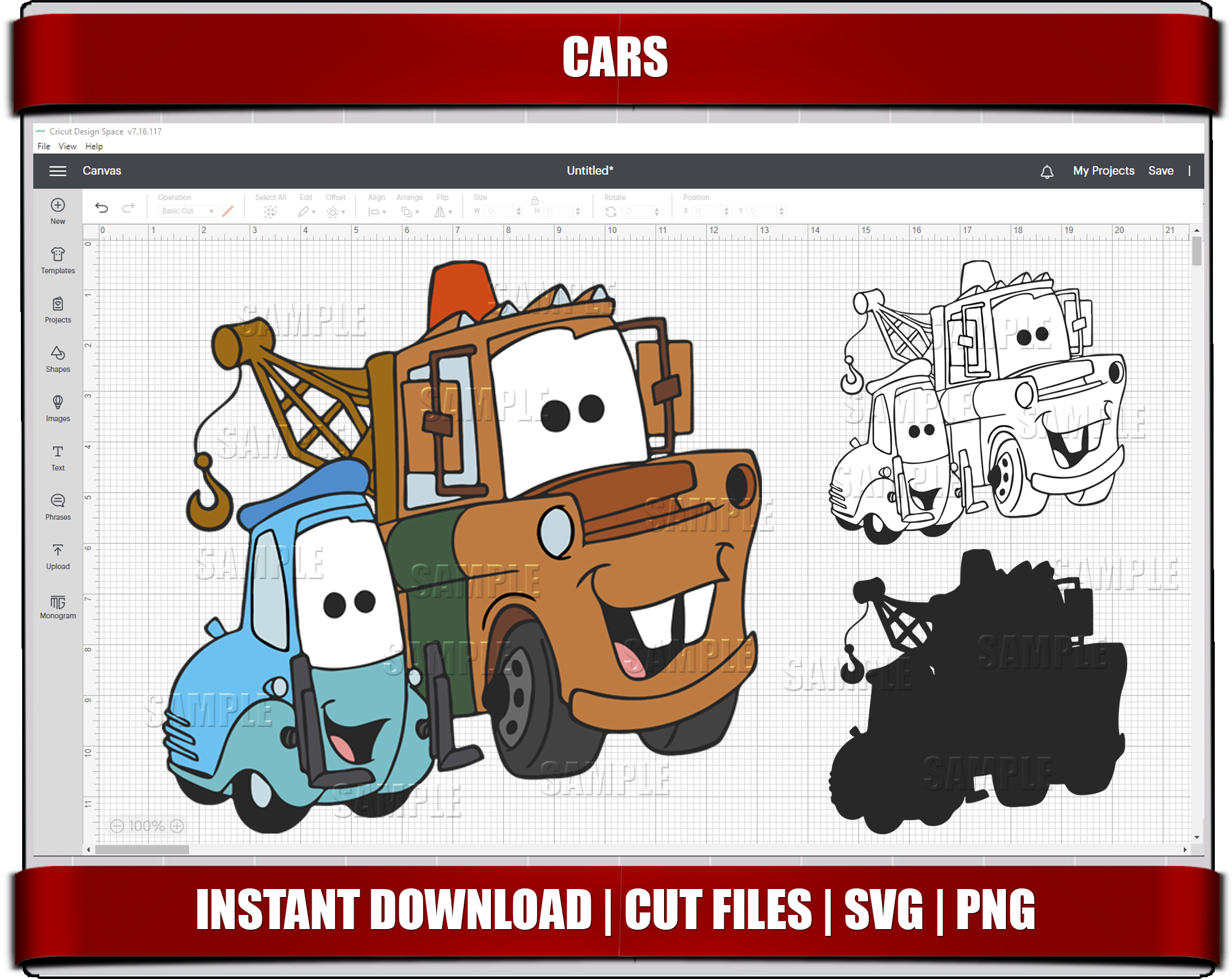 cars svg clipart, instant download, for cricut silhouette cu | Inspire ...