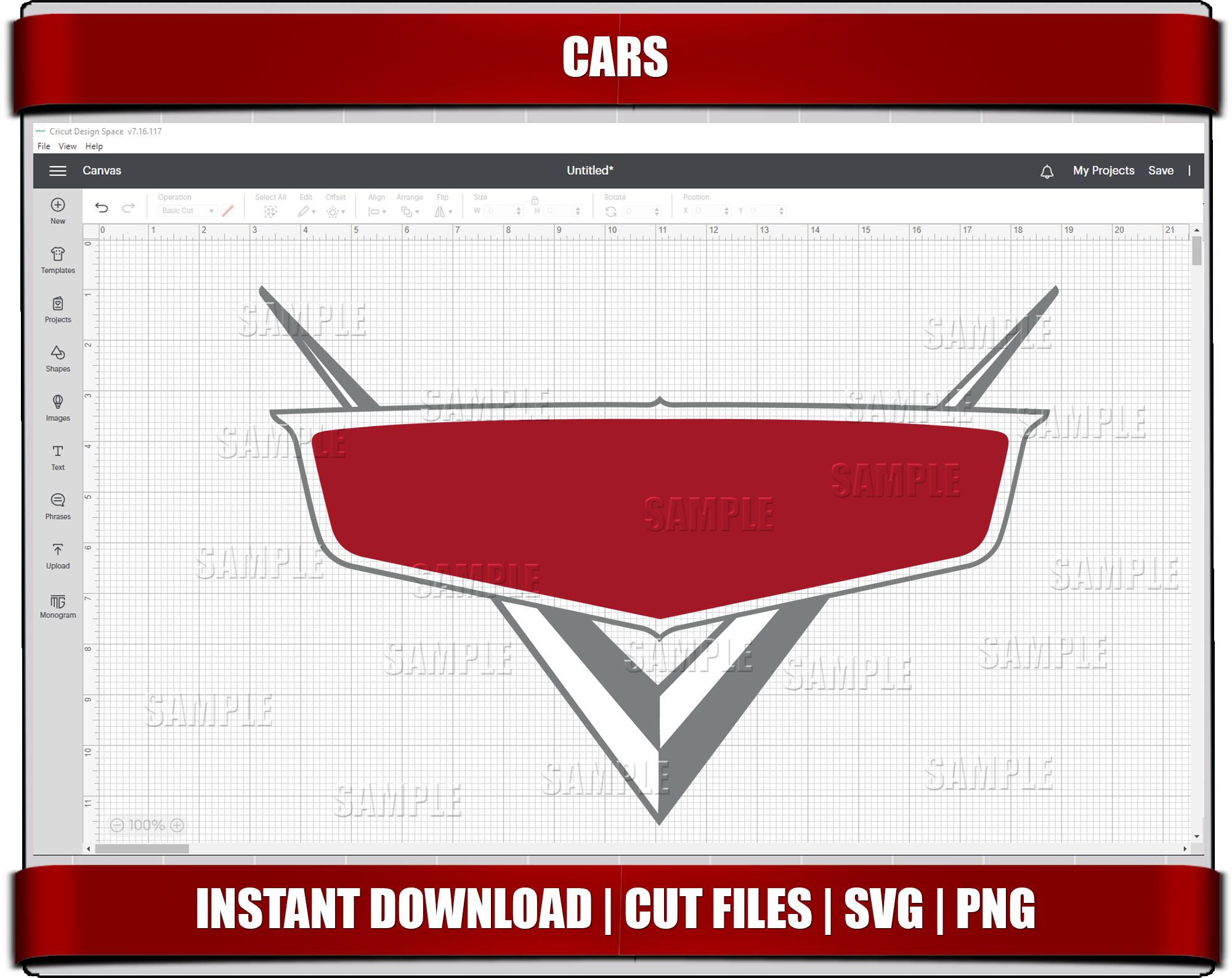 cars sign svg logo clipart, instant download, for cricut sil | Inspire ...