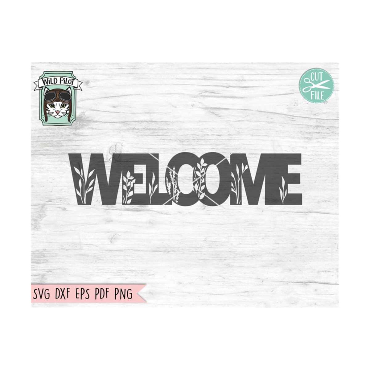 Welcome Sign SVG File, Home Sign SVG Cut File, Farmhouse Sig | Inspire ...