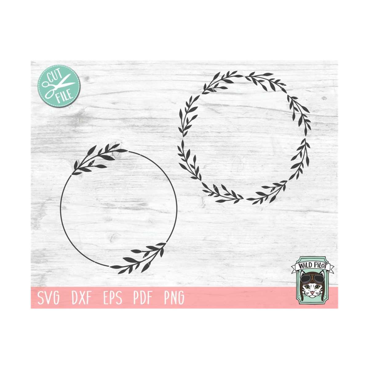 Wreath SVG file, Laurel Wreath svg, Monogram Wreath SVG, Lau - Inspire ...