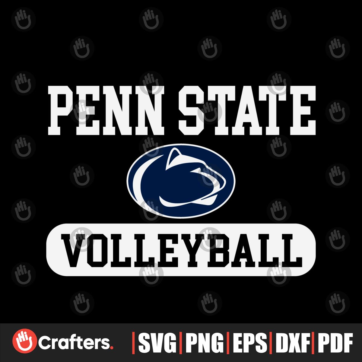 Penn State Nittany Lions Volleyball Logo SVG File For Cricut | Inspire ...