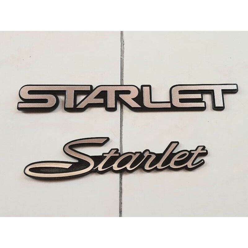 TOYOTA STARLET 2 PIECE EMBLEM - Inspire Uplift
