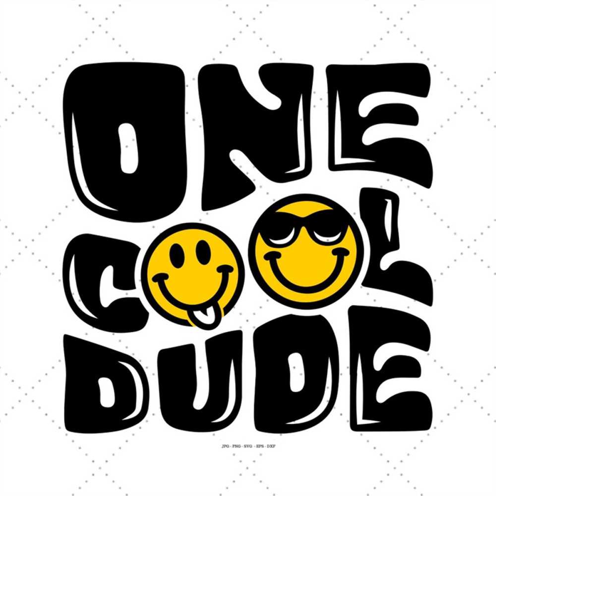 Cool Dude Svg, Neutral 1st Birthday, 1st Birthday Svg, Cool | Inspire ...