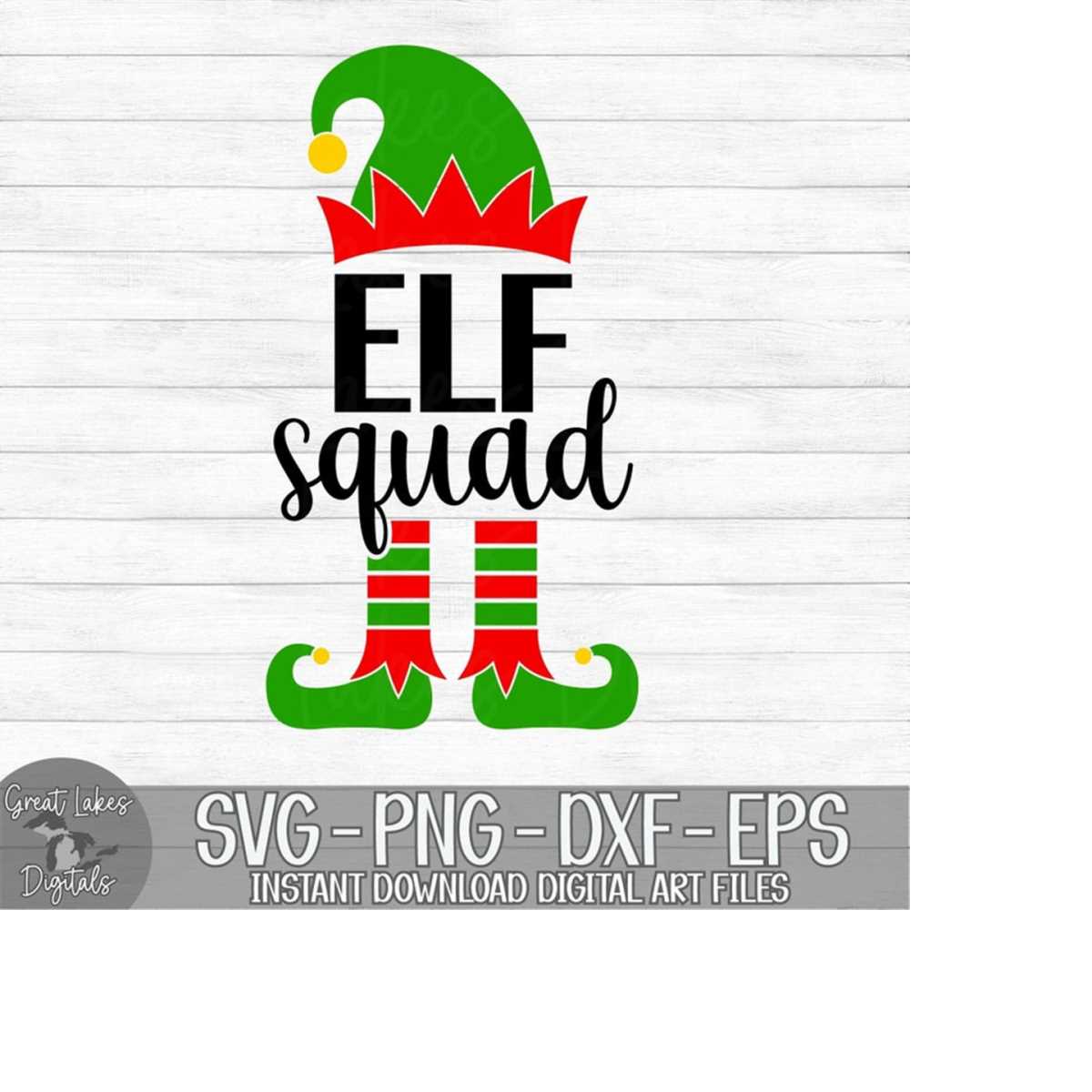 Elf Squad - Instant Digital Download - svg, png, dxf, and ep | Inspire ...