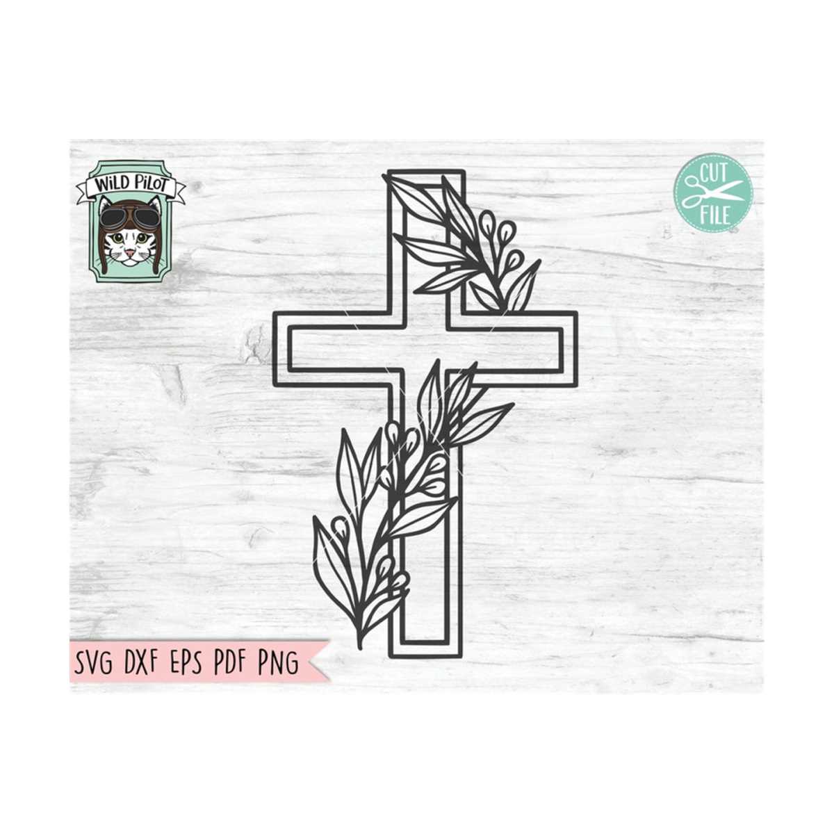 Cross SVG Cut File, Religious SVG, Cross PNG, Cross Clipart, - Inspire ...