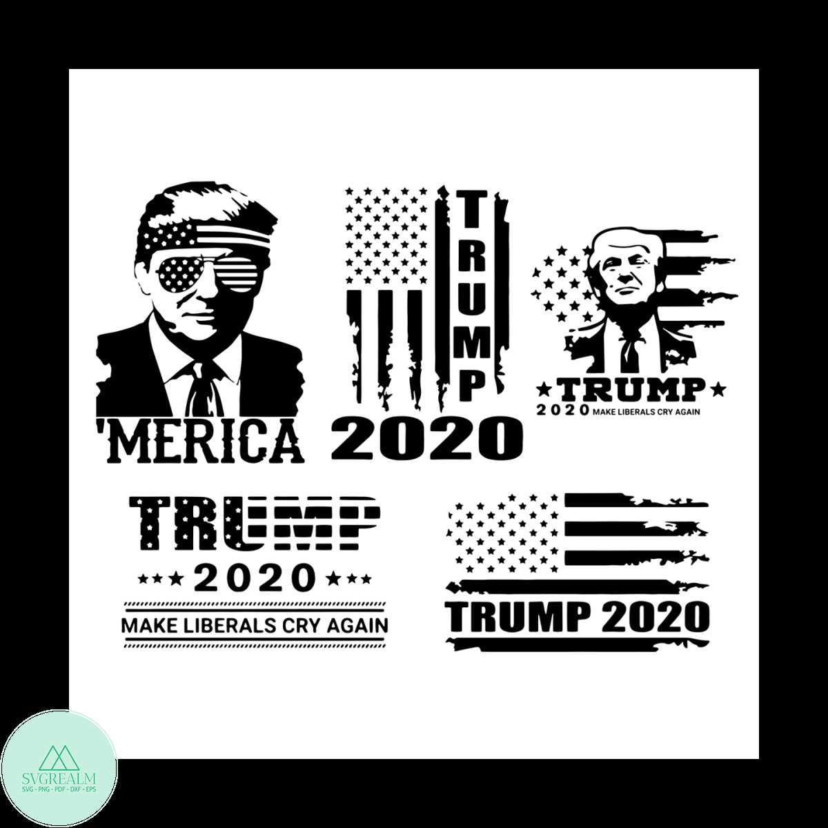 Trump 2020 Bundle Svg, Trending Svg, Trump Svg, Trump 2020 S | Inspire ...