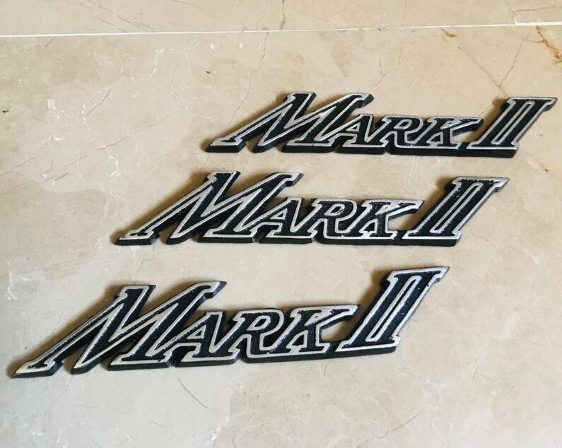 Toyota Mark II Emblem Set Of 3 Piece - Inspire Uplift