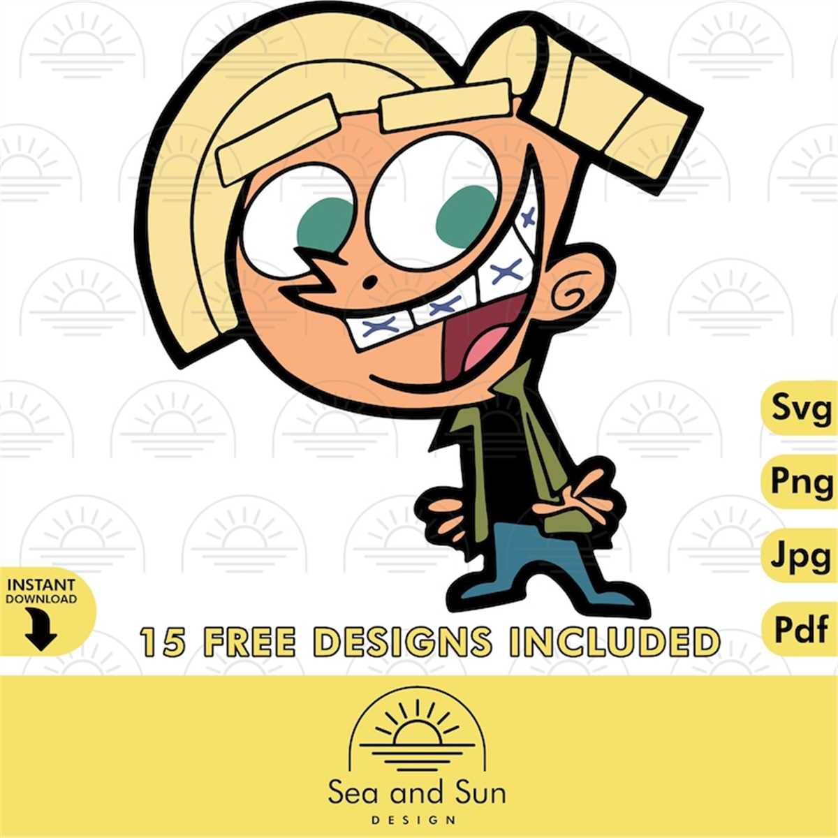 Chester McBadbat Svg, Fairly Odd Parents, Disneyland Svg, di | Inspire ...