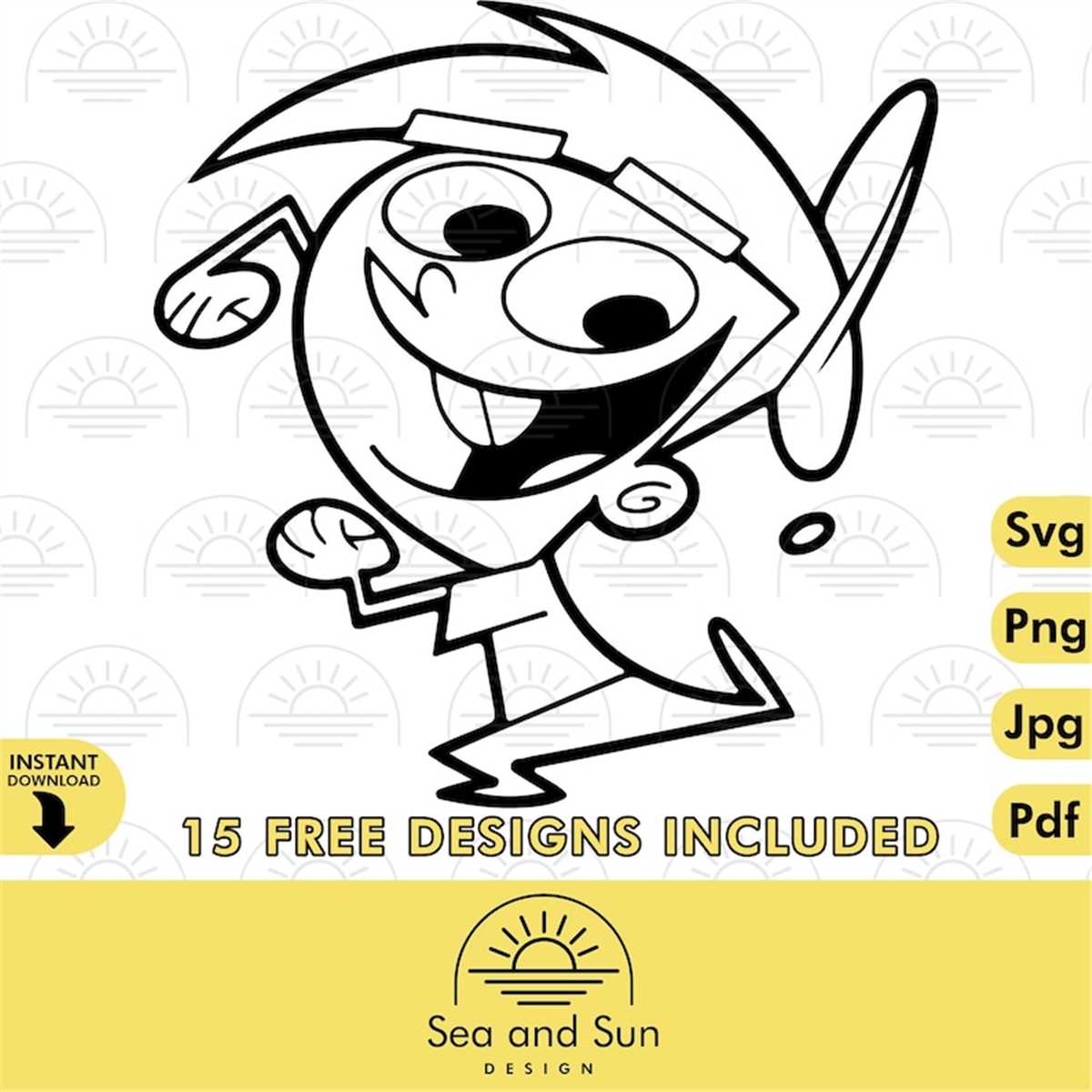 Timmy Turner Svg, Fairly Odd Parents, Disneyland Svg, disney - Inspire ...