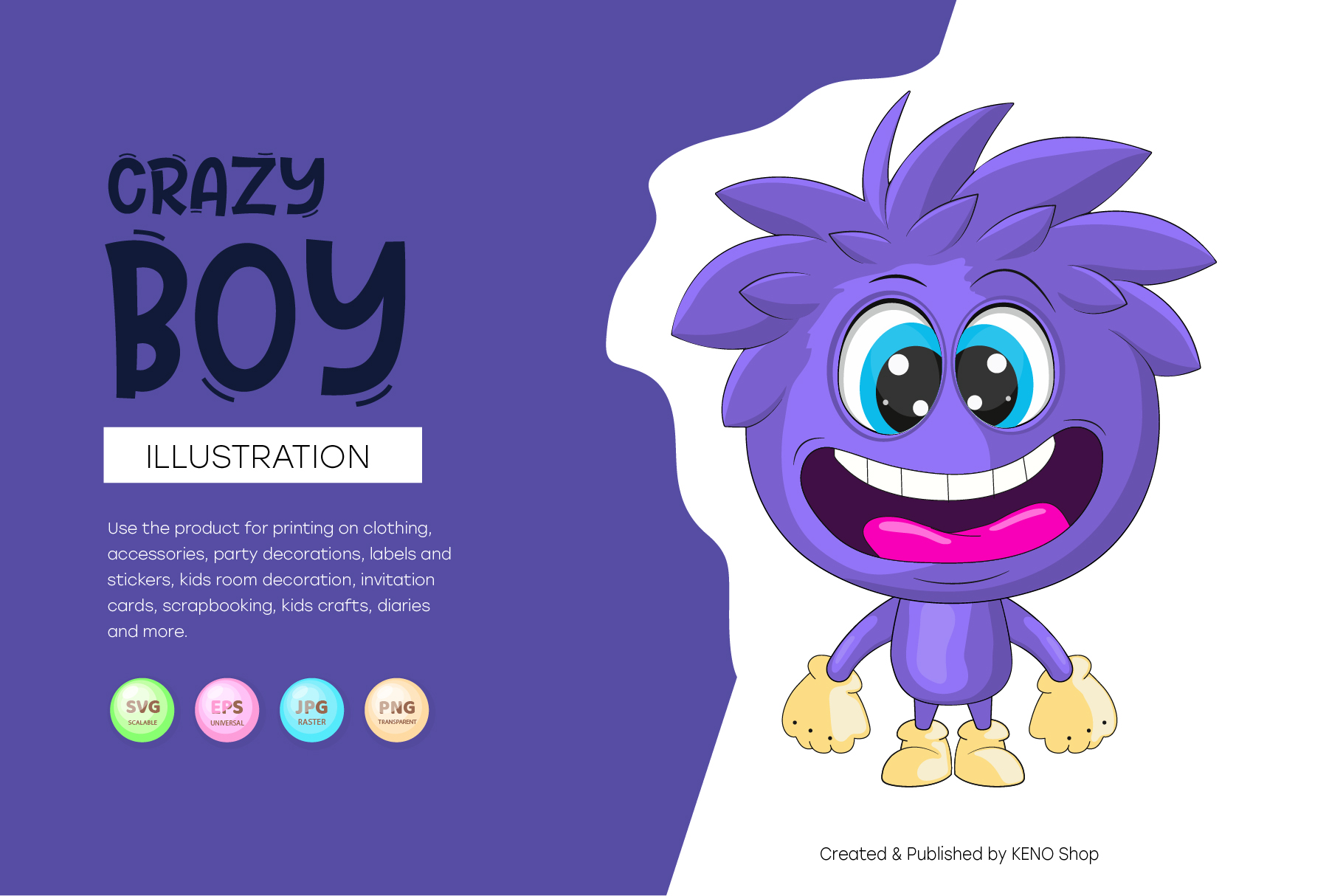 Crazy Cartoon Boy. | Inspire Uplift