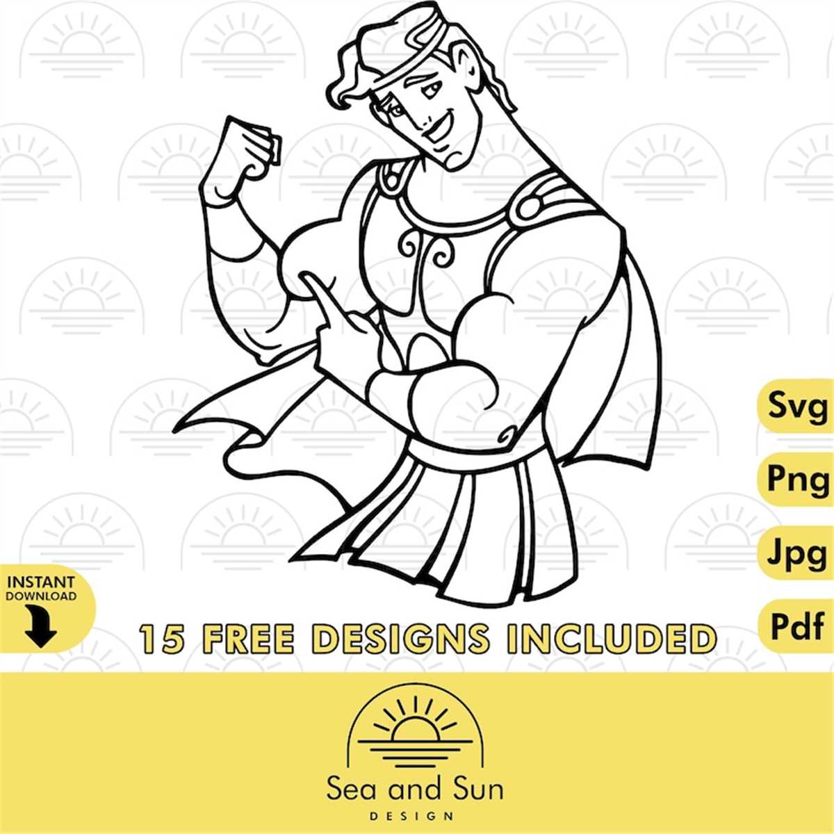 Hercules Vacay Mode Svg, Family Trip Svg, Magical Kingdom Sv - Inspire ...