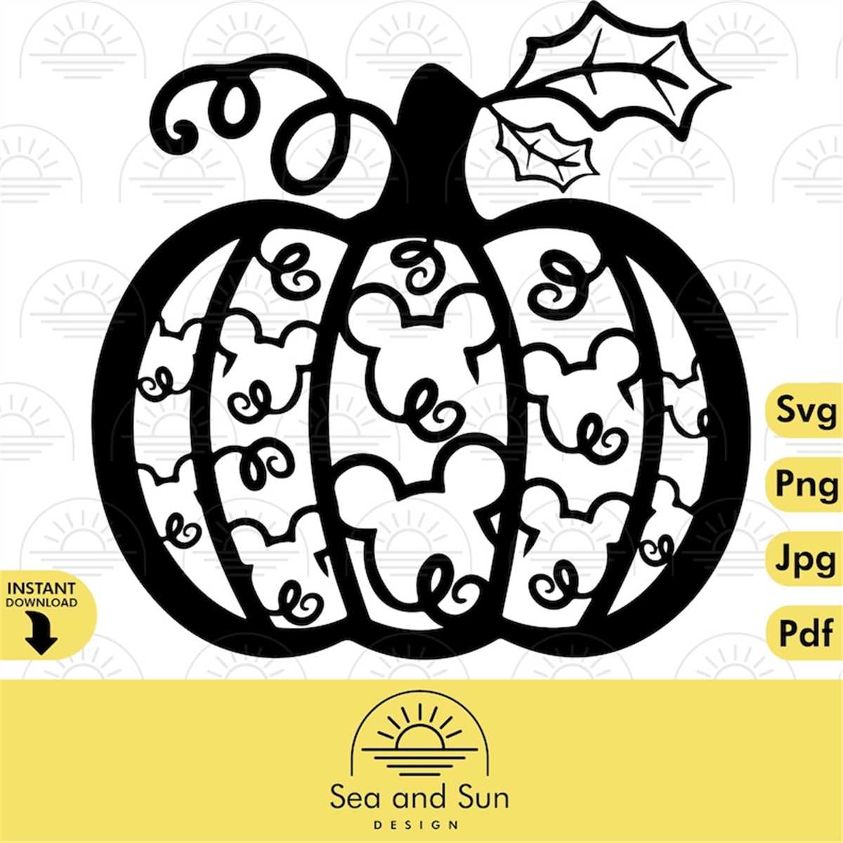 Pumpkin Halloween Disneyland Vector Clip art Files, Minnie, - Inspire ...