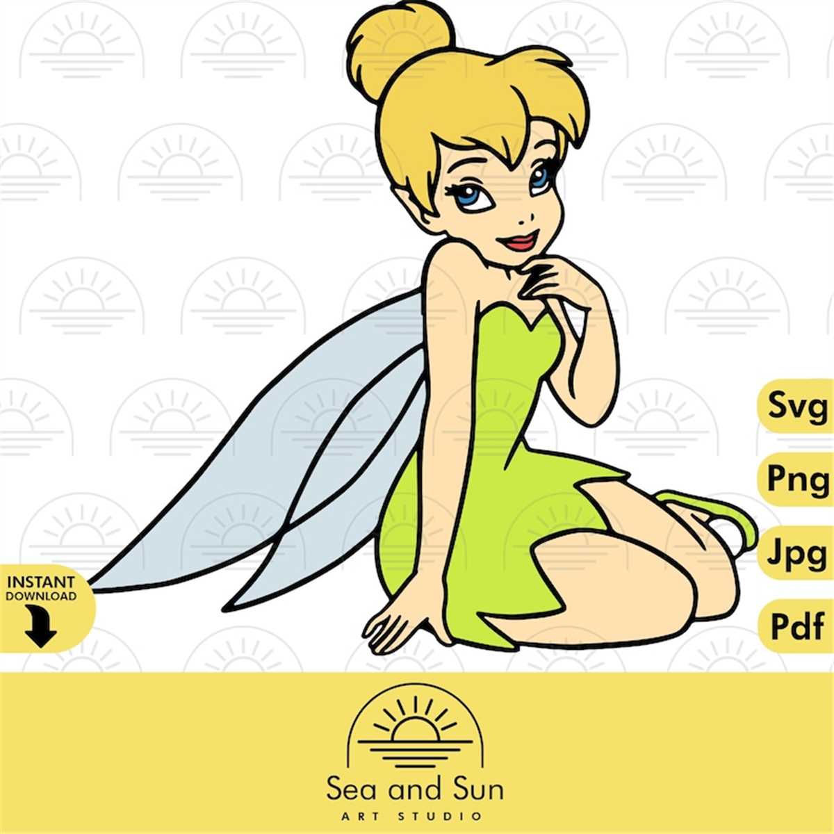 Tinker Bell Vector Svg Peter Pan Disneyland Ears Svg disneyw | Inspire ...