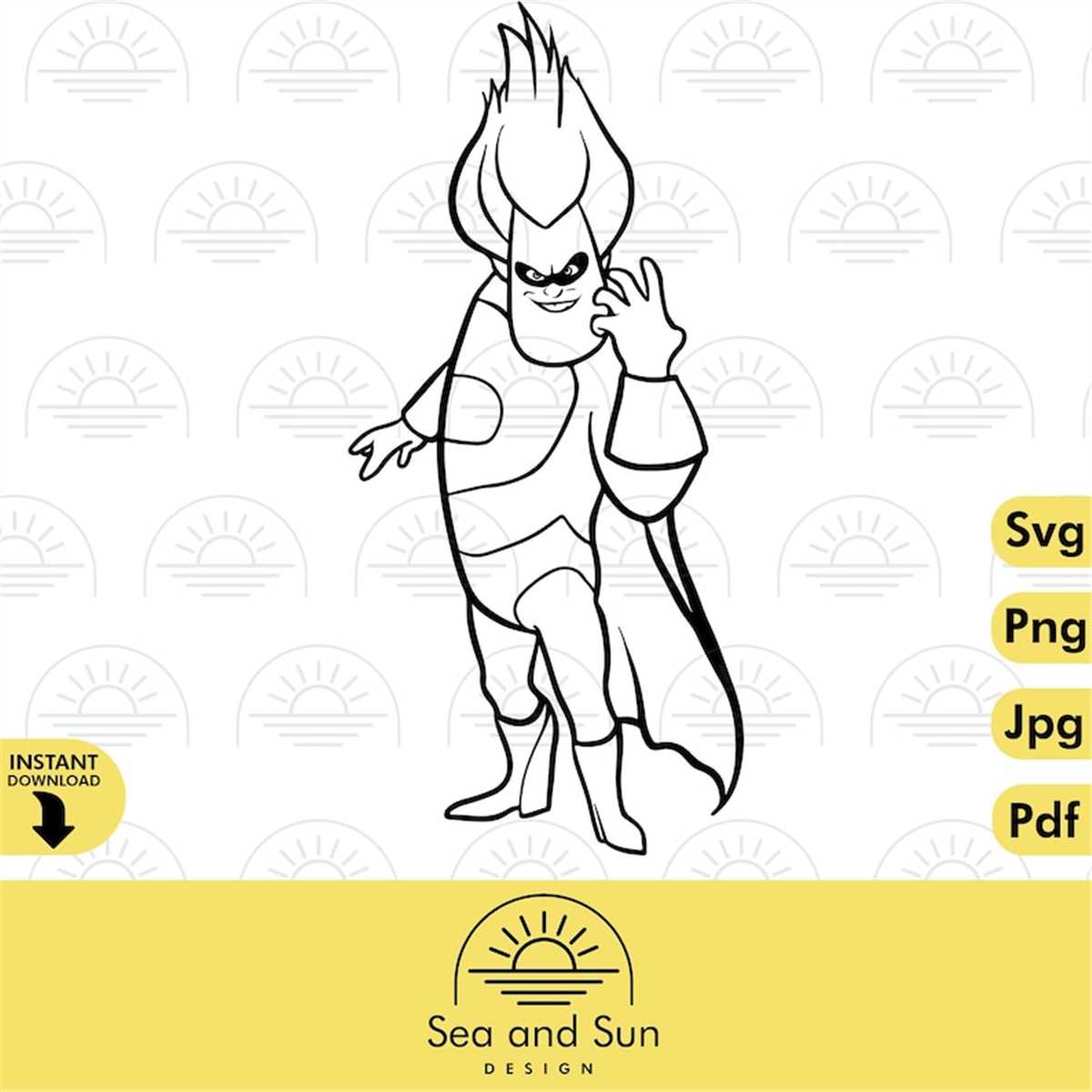 Vector Buddy Pine Svg Clip art Files, The Incredibles, Disne - Inspire ...