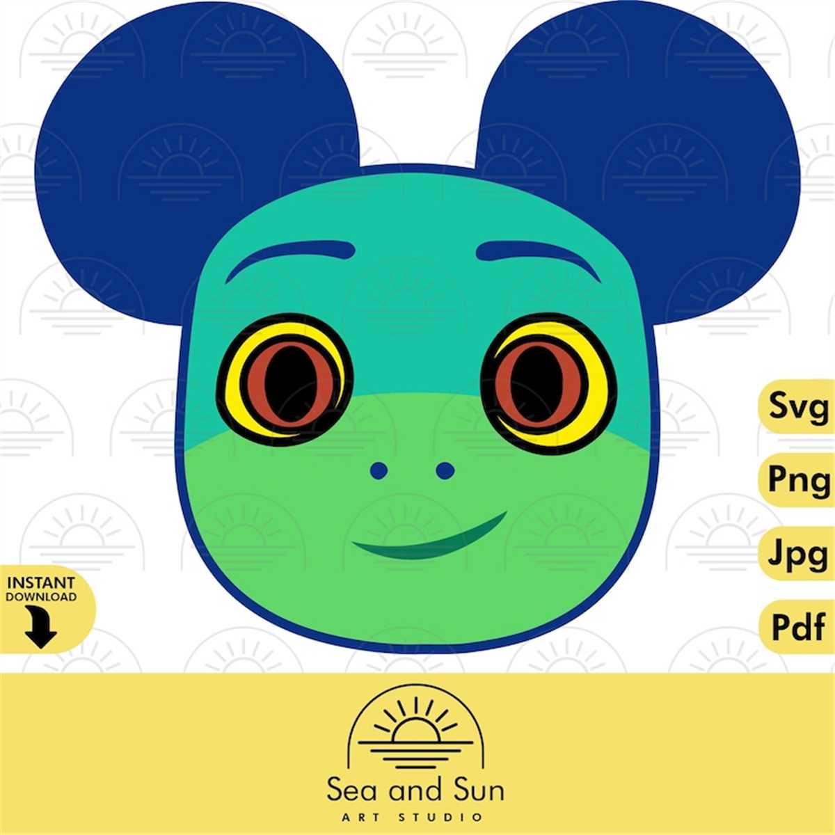 Luca Svg Clip art Files, Luca, Minnie, Mouse, Head, Icon, Ea - Inspire ...