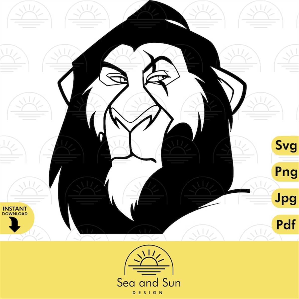 Scar, The Lion King, Simba svg, Mufasa, disneyland ears, dis - Inspire ...